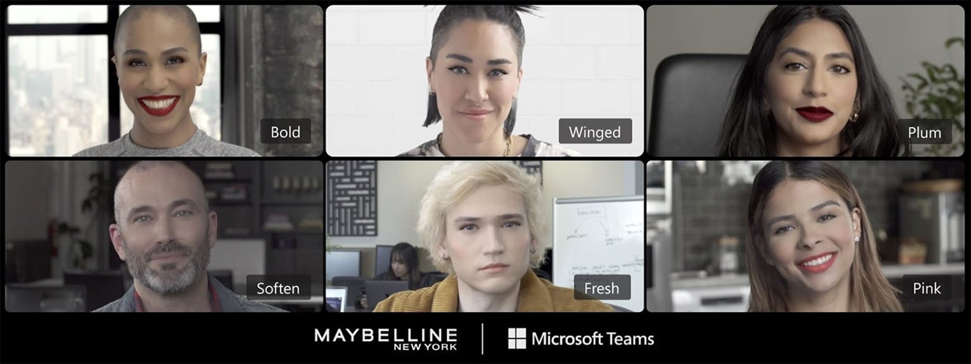 Virtual Makeup Looks στο Microsoft Teams | Maybelline